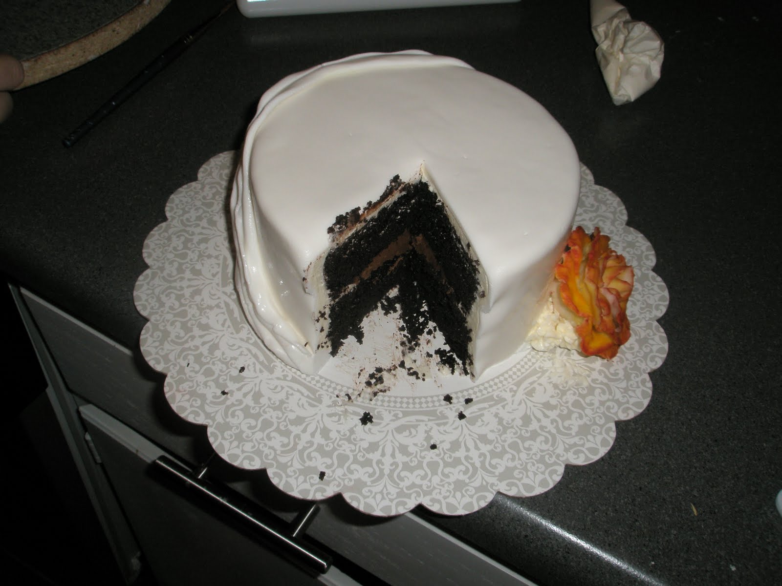 The Cake Engineer: Simple Draped Cake