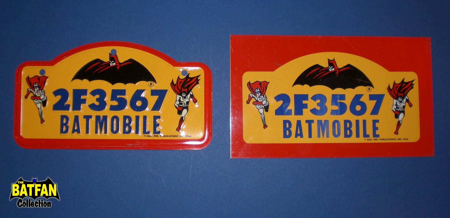 Batman Wallpaper Media: Vintage 1966 BATMAN "Unpunched" Bicycle License ...