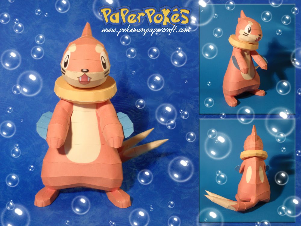 PaperPokés - Pokémon Papercraft: BUIZEL
