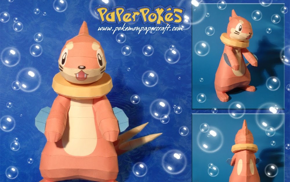 PaperPokés - Pokémon Papercraft: BUIZEL