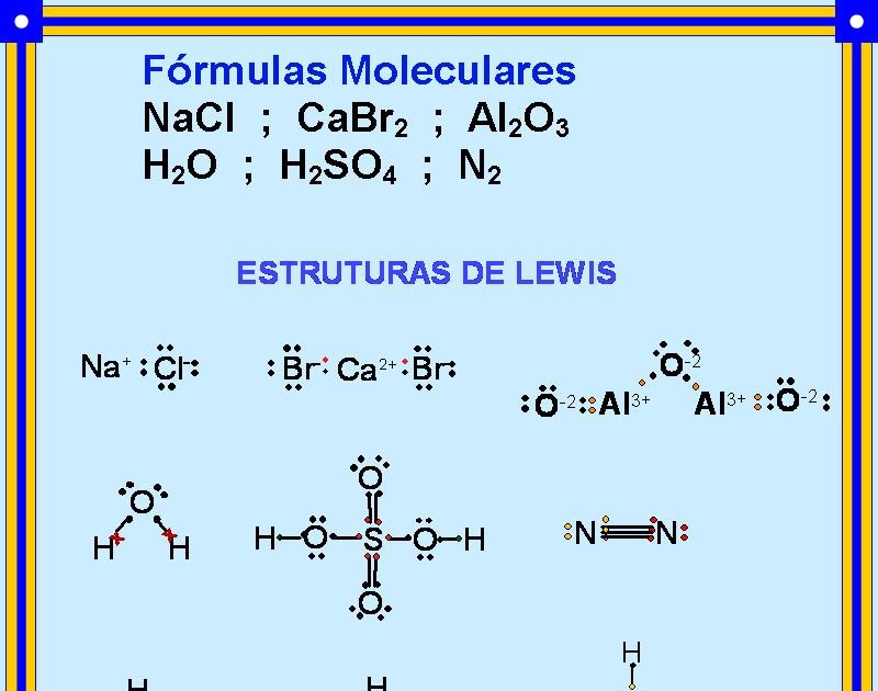 Formulas Quimicas E Seus Nomes