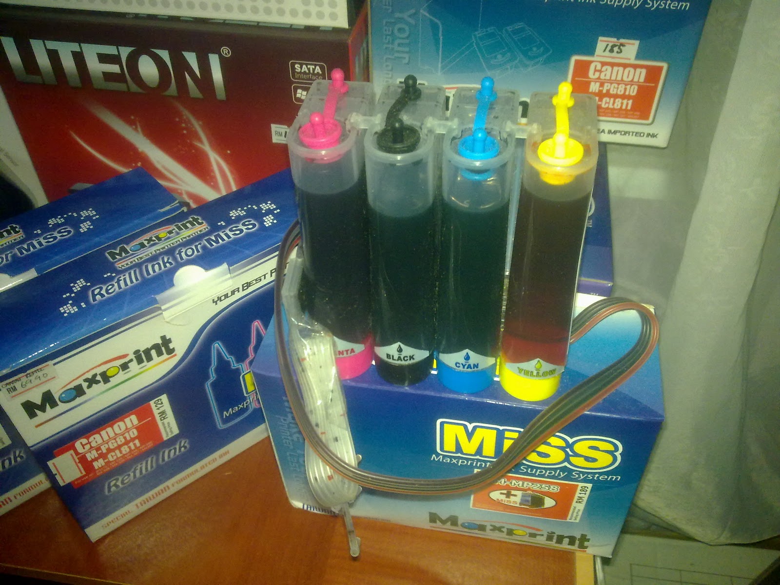 Cybertrone Computer Centre® : Maxprint External Ink Tank For CANON