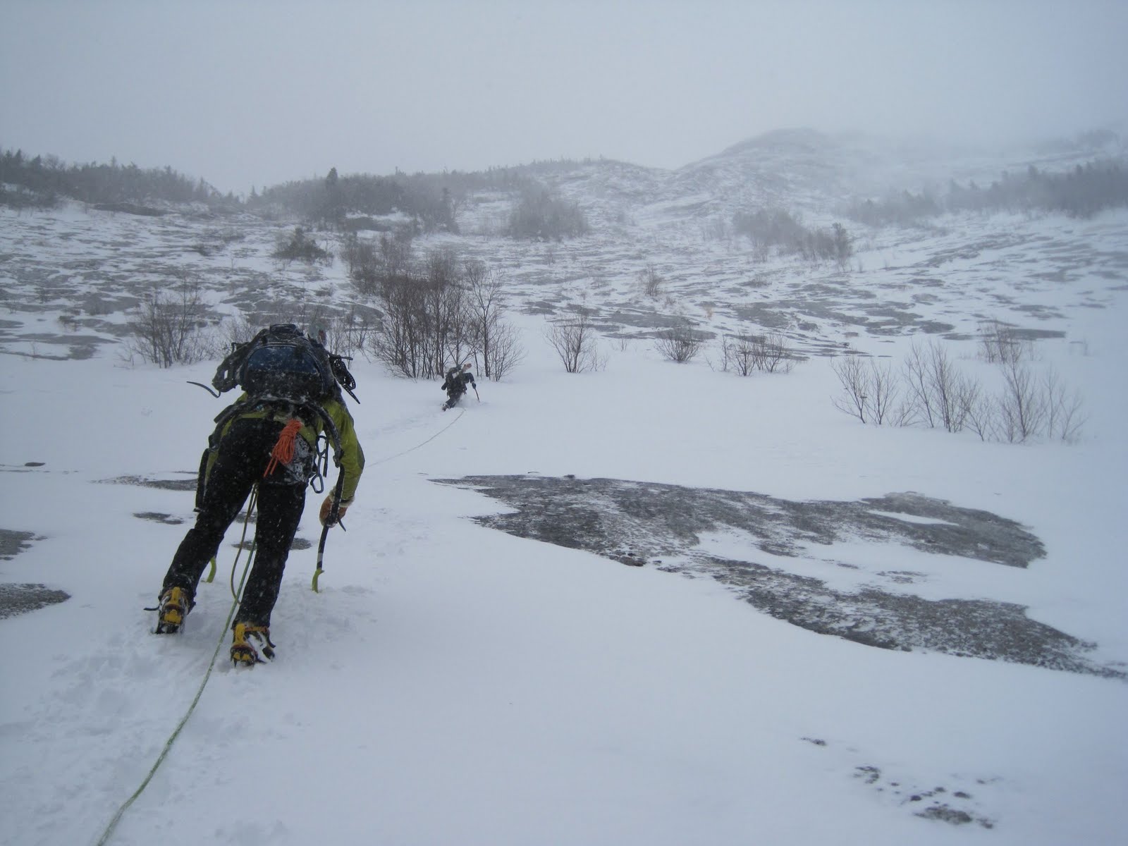 Climbing is fun.: Gothics North Face and True North Slide