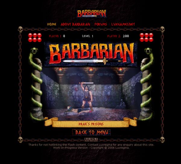 CROM!: Barbarian Flash Game!