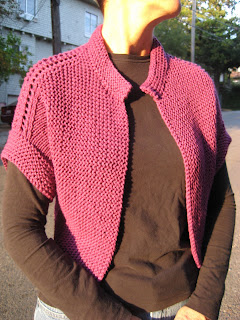 knittybean: Finished, Side-to-Side Garter Stitch Vest!