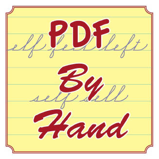 Chatter, Clatter, and Things That Matter: Review: PDF by Hand (Peterson Directed Handwriting)