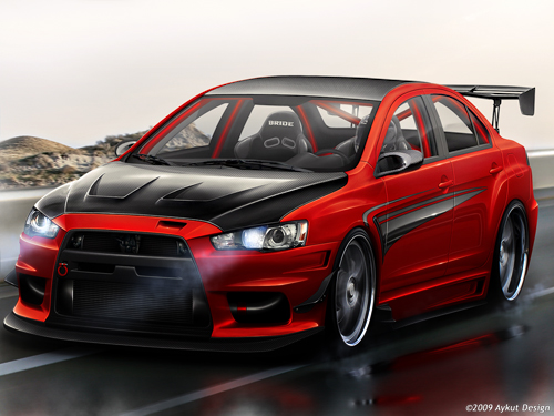 Modified Mitsubishi Lancer Evo X | Gallery Evolution | Car Modification ...