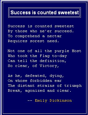 how to success: Success is counted sweetest