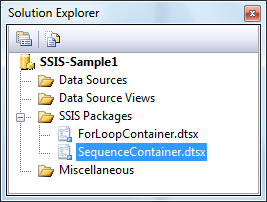 Tips and Tricks for SQL Server Developers: Sequence Container in SSIS