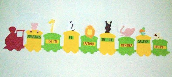 Tren hecho con foami - Imagui