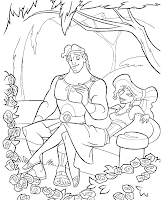 Princesas Disney: Dibujos para colorear de "Megara (Hercules)"