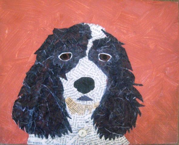 Circle of Art: Ripped Paper Art - Patches