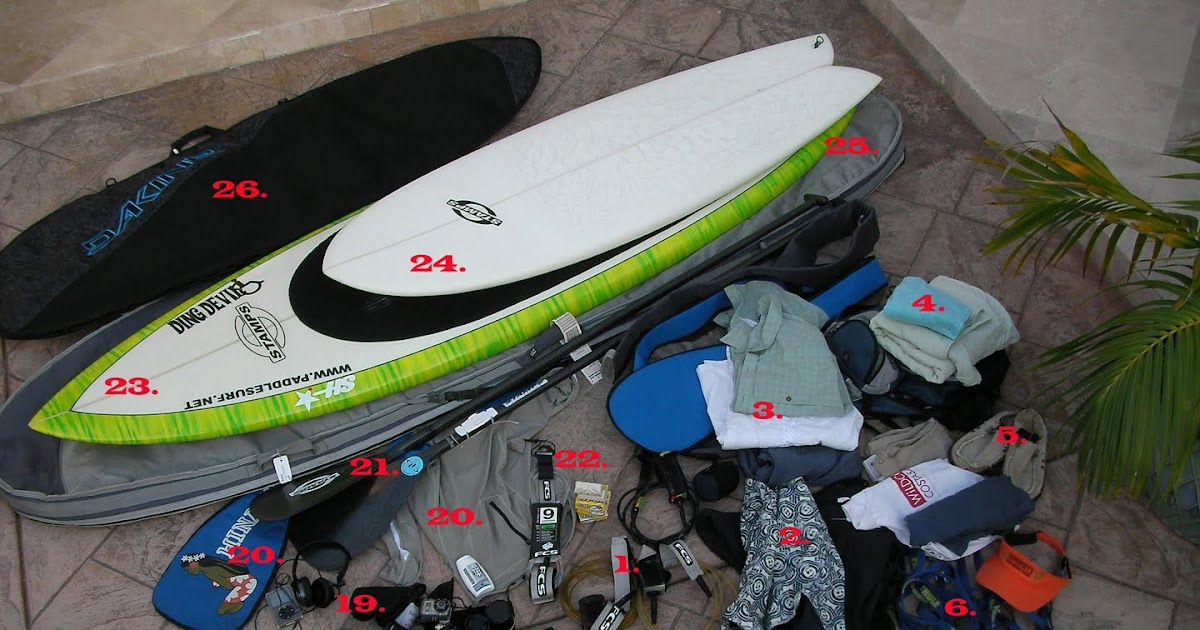 Stand Up Paddle Surfing: Packing for a stand up travel trip: Part III