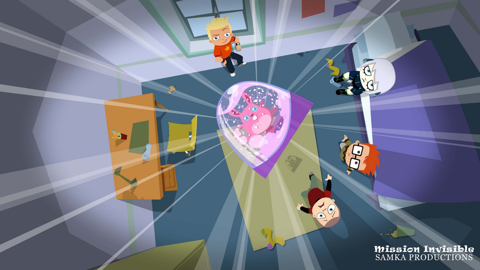 .: Character design sur la série "Mission Invisible" chez Samka Productions