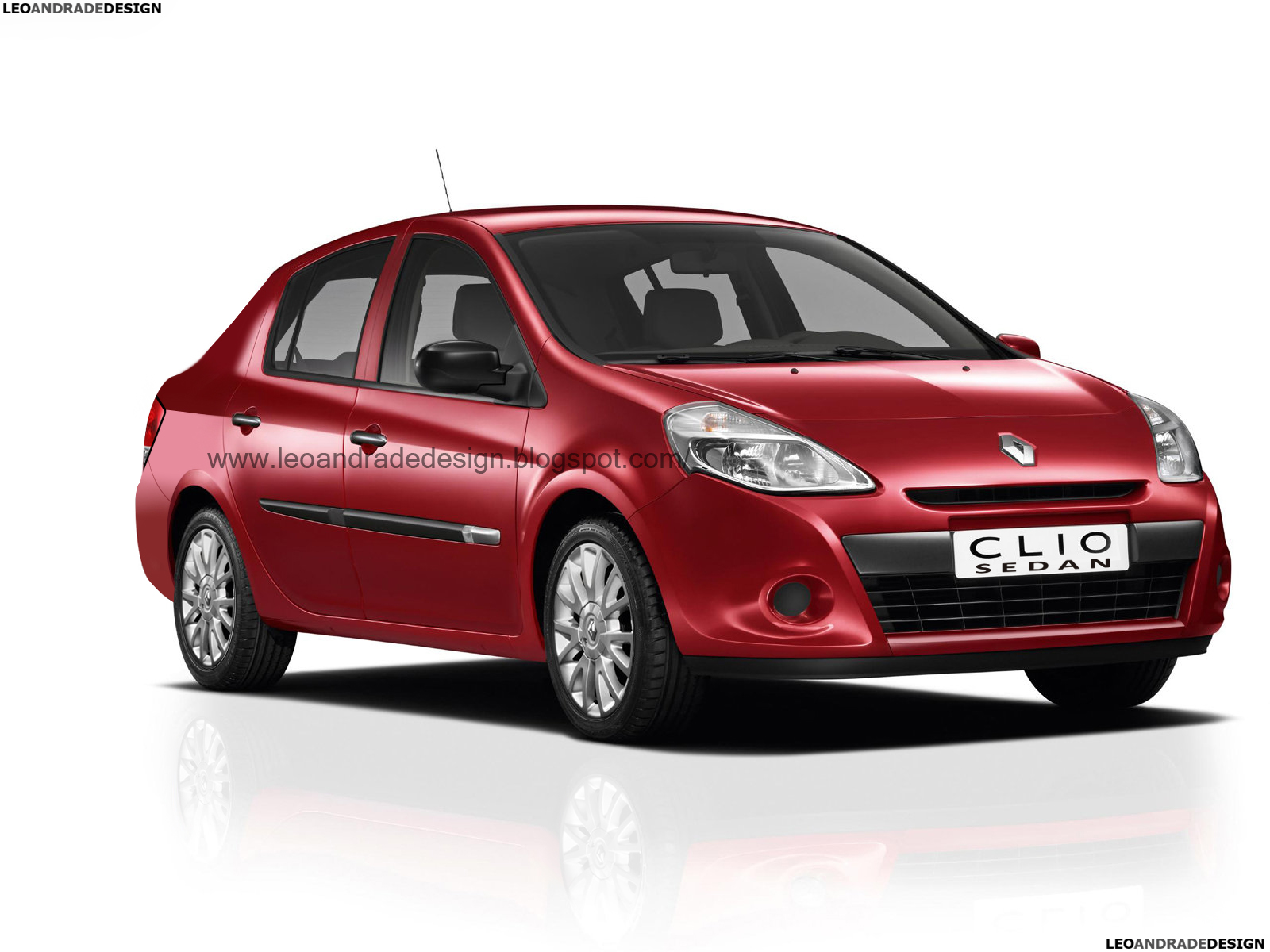 Leo Andrade Design: Novo Renault Clio Sedan