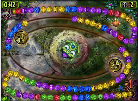 Happy Cloud Moments: ~ Zuma Blitz Tips: Abandoned Paradise