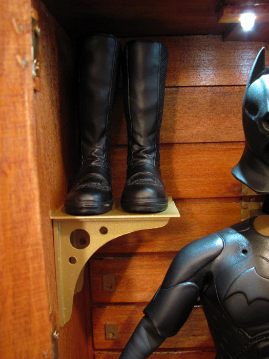CREG Customs: Batman Begins Wardrobe Closet 1/6 Custom Built