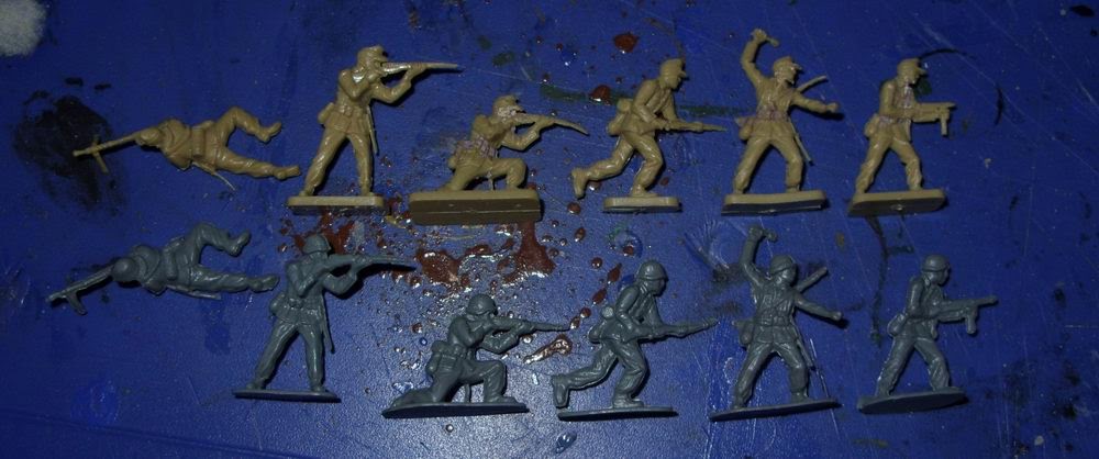 WORLD WAR 2 MODELZONE: Hong Kong Airfix Afrikakorps Clones With Helmets
