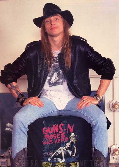 Sensación Vintage: Reivindicando looks: hoy, Axl Rose