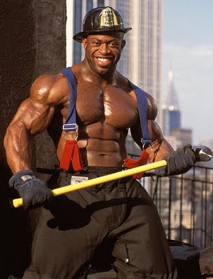 Sexy Black Firefighter