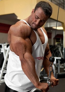 world bodybuilders pictures: dumble elbow muscles excercise mark erpelding