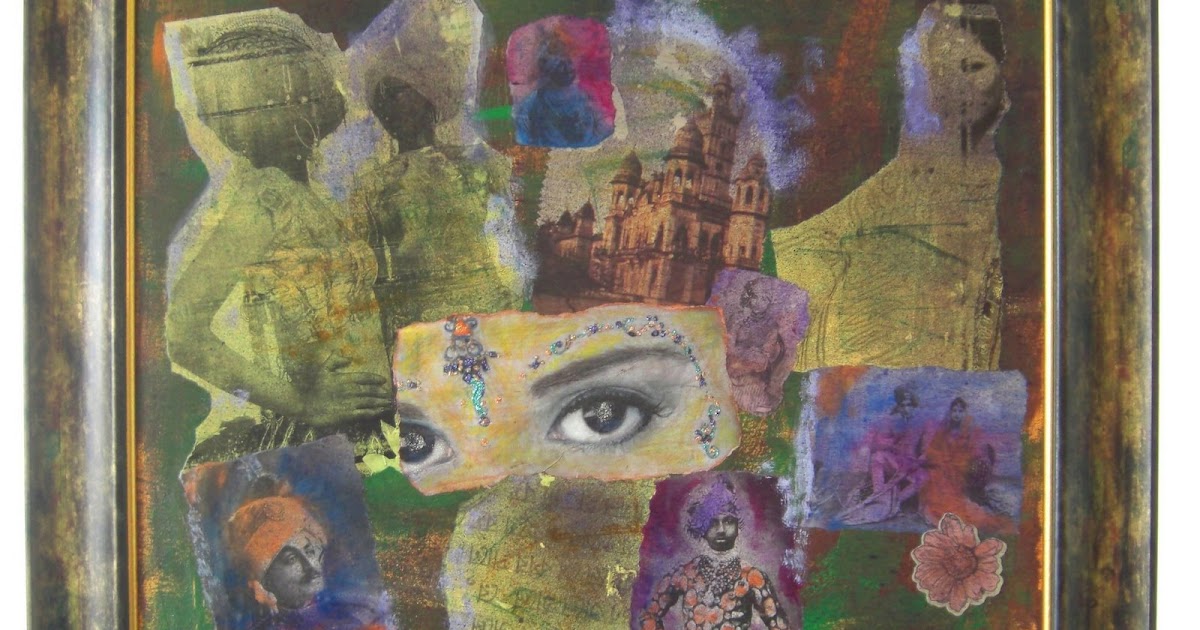 The Elegant Goth: Gothic Collage Art