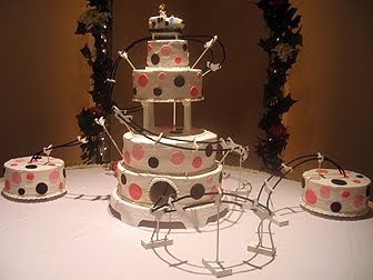 Wedding Cake in the design of Roller Coaster