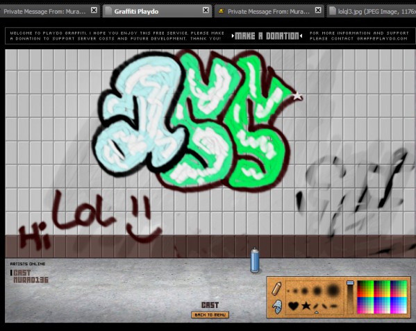 graffiti walls: Graffiti Playdo - Graffiti Creator Online