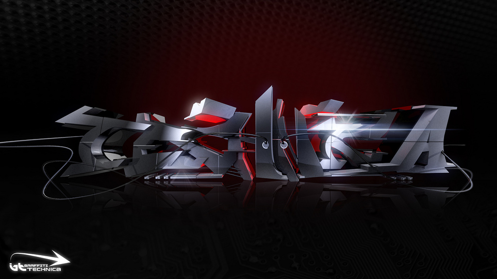 Graffiti: 44 - Realistic 3D Graffiti Artworks