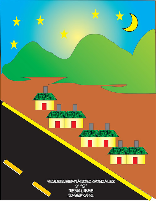 violeta ejercicios corel: TEMA LIBRE COMPOSICIÓN