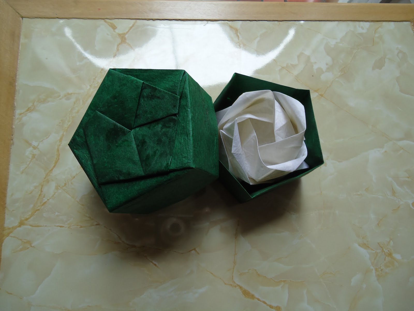 Mariano-Mi mundo el Origami: Caja pentagonal