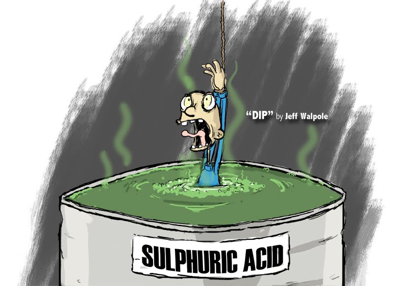 Jeff Walpole's Artwork: "Dip" Illustration Friday