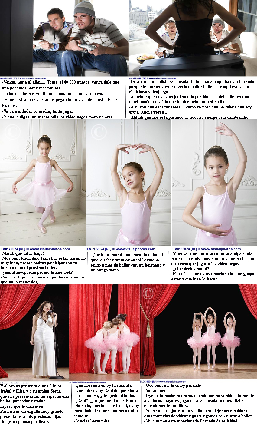 Tgespaña: Fantasia tg 102: Convertidos en niñas de ballet