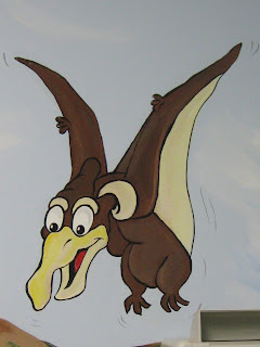 Land Before Time Mural: Little Foot and Friends