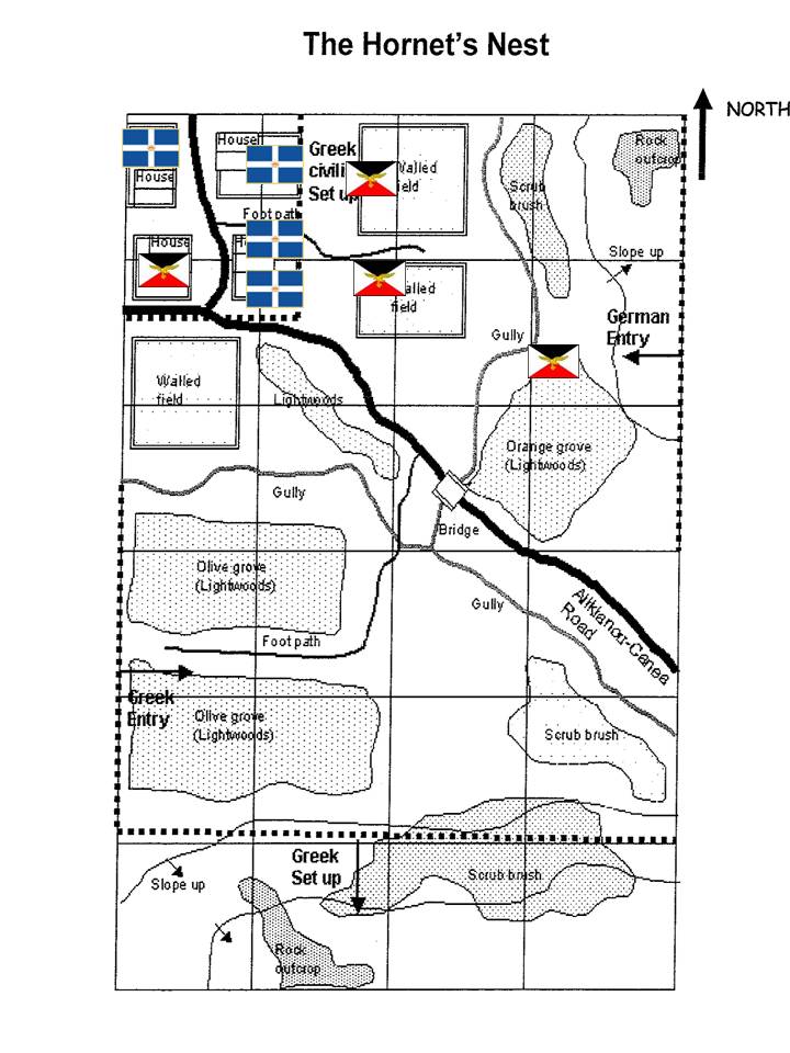 Gaming with TooFatLardies: Battle for Crete (3): The Hornet's Nest