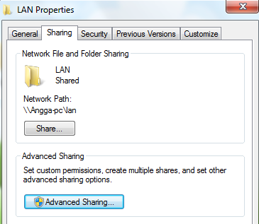 My Journal: Transfer data menggunakan kabel LAN crossover
