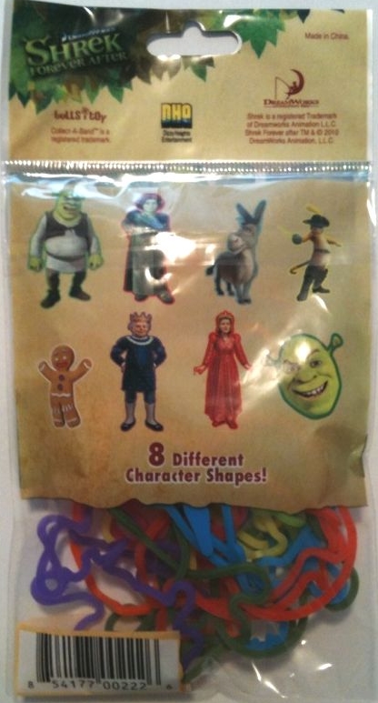 SilyconeBandz: Shrek Collect-A-Bands Pack, bracelet caoutchouc ...