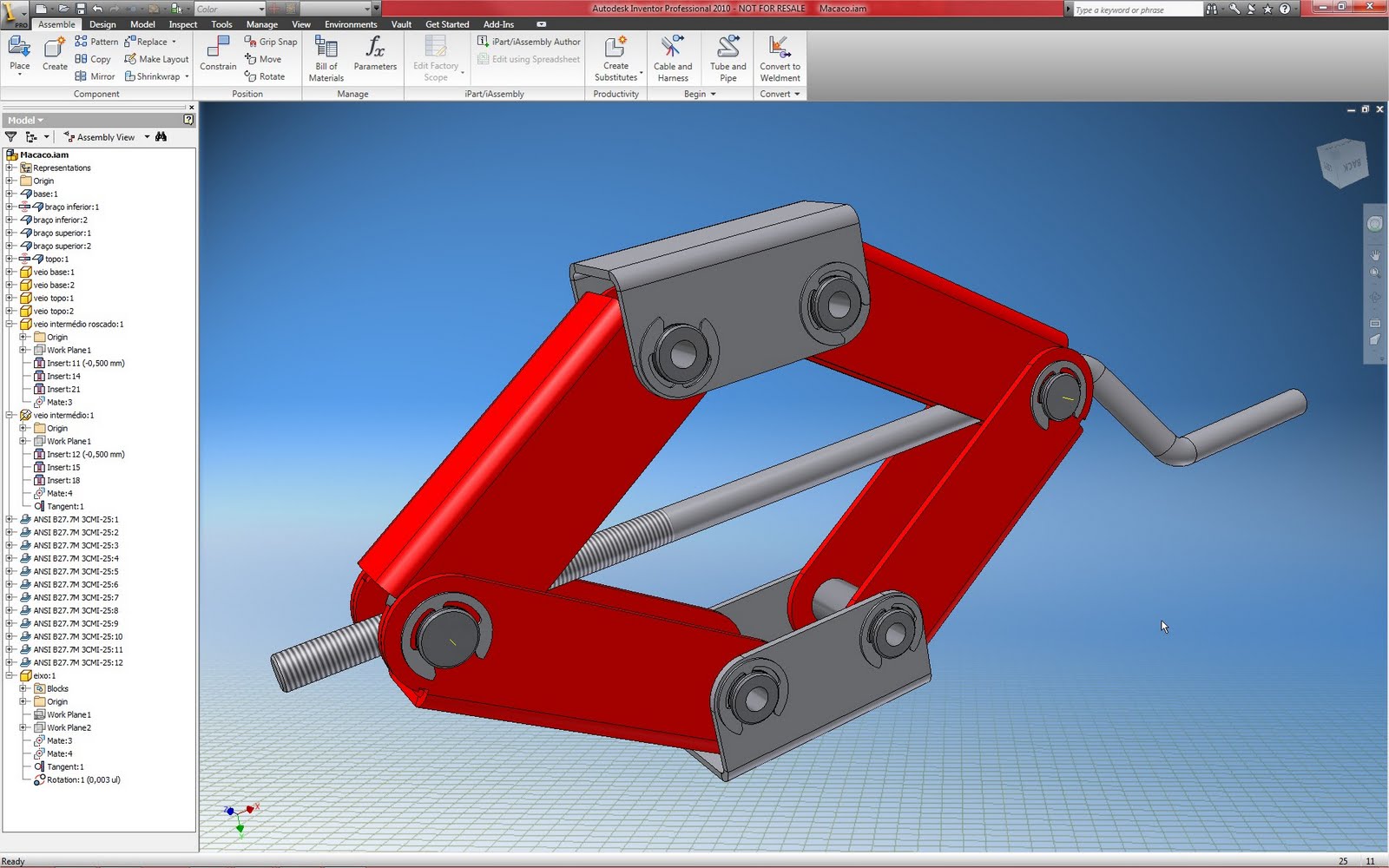 Inventor Portugal: Utilização de Blocks em ambiente Sketch (2)