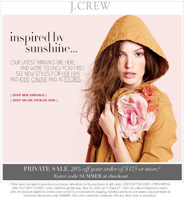 J.Crew Aficionada: Last Day For J.Crew's Private Sale