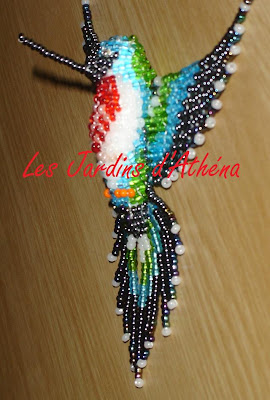 Les Jardins d'Athéna: collier colibri