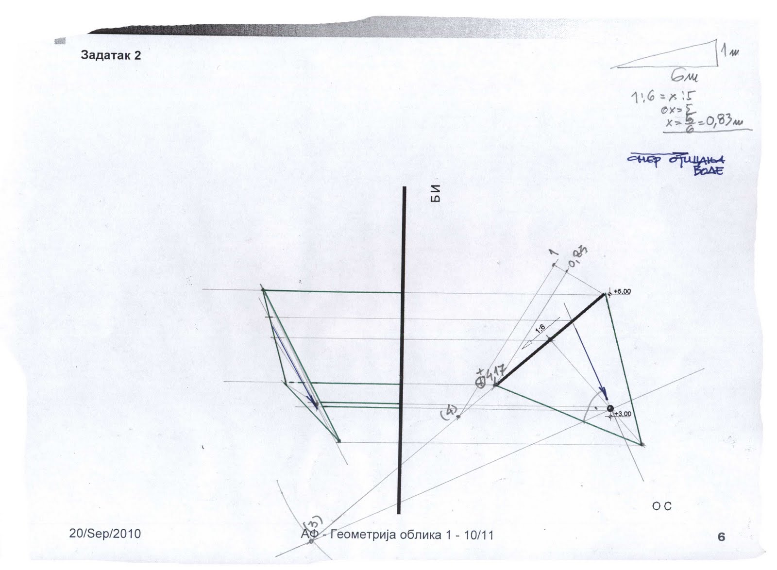 NACRTNA GEOMETRIJA - DESCRIPTIVE GEOMETRY - GEOMETRIA DESCRITTIVA - DARSTELLENDE GEOMETRIE: 10_10
