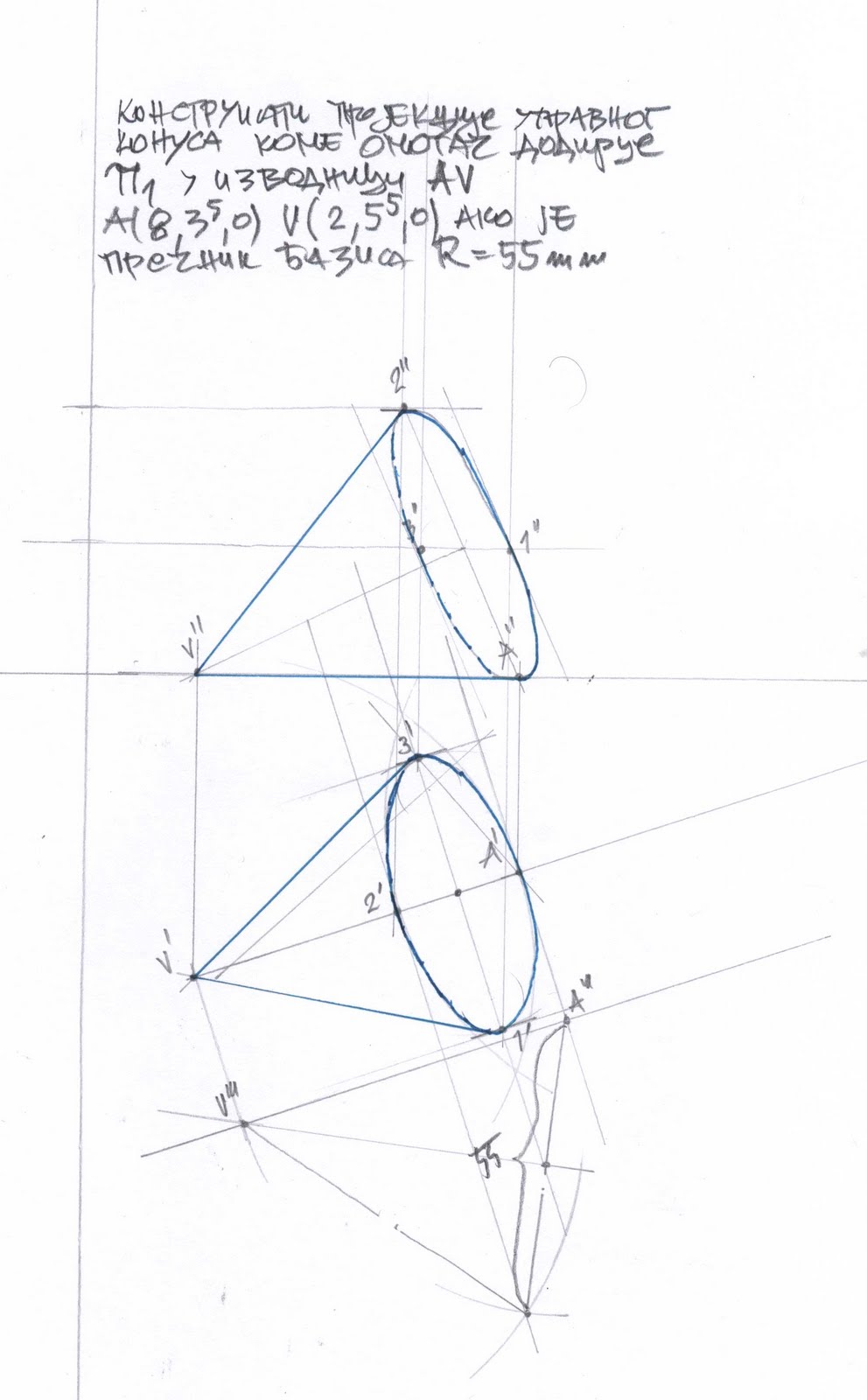 NACRTNA GEOMETRIJA - DESCRIPTIVE GEOMETRY - GEOMETRIA DESCRITTIVA ...