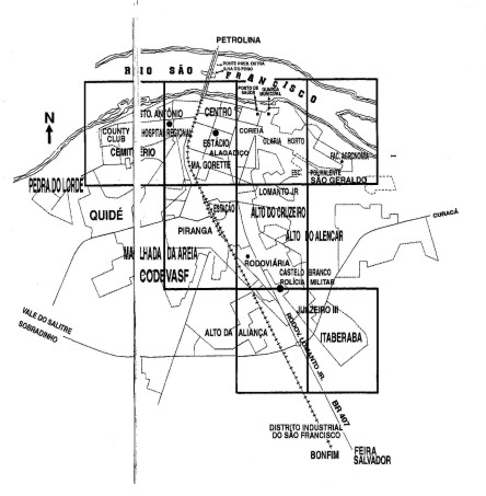 De lá pra cá: MAPA DE JUAZEIRO