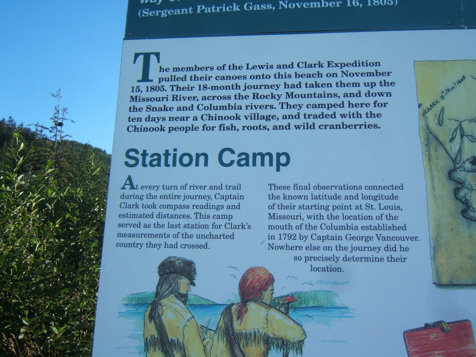 Matthew's Washington Trip: Station Camp-Lewis and Clark
