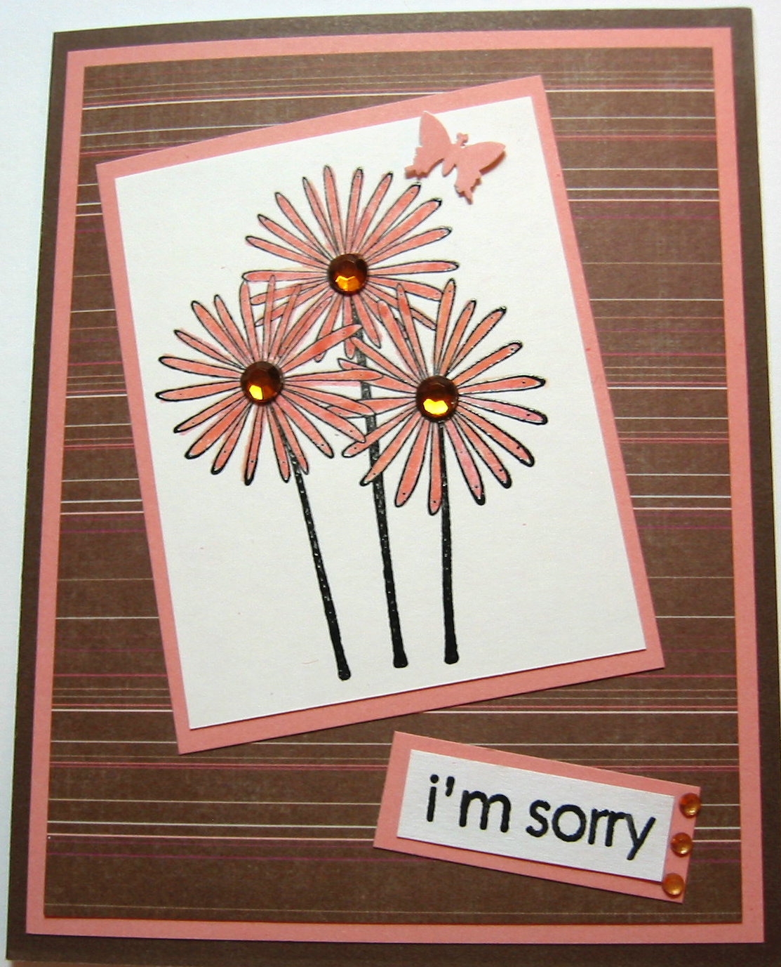 Carol Hartery's Creations: Sympathy and Apology Cards