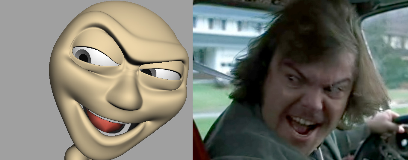 My animation notes: Facial study