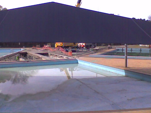 Blackheath Pool: summer swimming since 1931: balance tank fix continues...