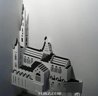 momoliuliu: 3D Art, With just a piece of paper