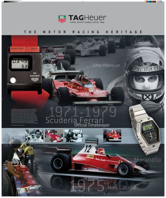 Present ! very cool TAG HEUER motor racing posters | WatchUSeek Watch ...