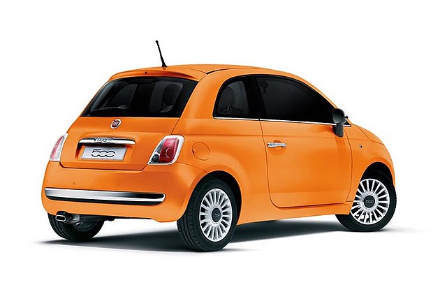 Garage Car: Fiat 500 Arancia : a special series for Japan - Orange Fiat 500